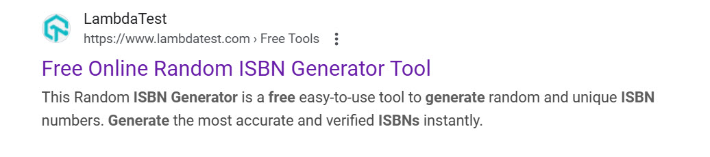 Free ISBN Code Generator - cmgdigitalproperty.com